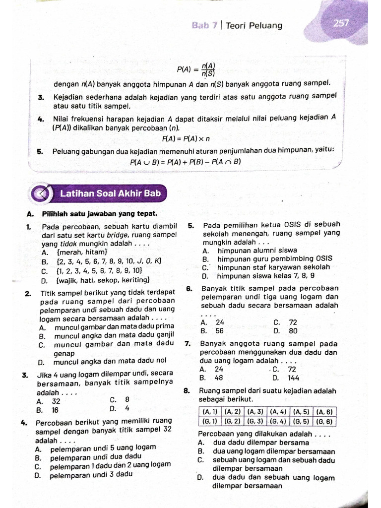 Peluang Erlangga | PDF