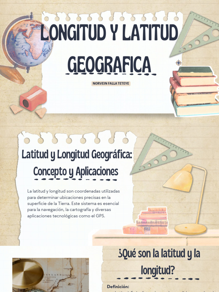 Latitud y Longitud: Definición y Usos | PDF | Longitud | Latitud