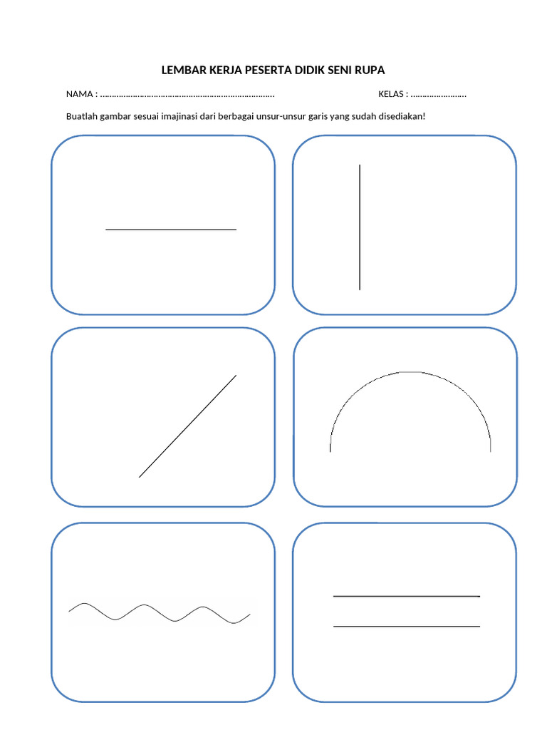 LEMBAR KERJA PESERTA DIDIK SENI RUPA | PDF