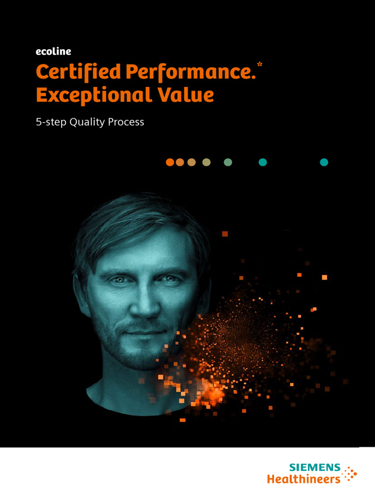 Siemens Healthineers RS Ecoline 5 Step Quality Process 1800000006168907 ...