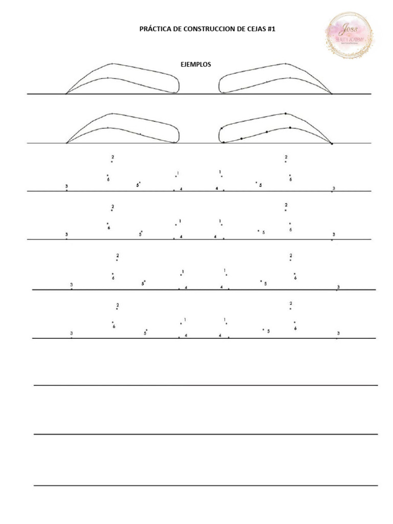 1er Práctica de Construcción de Cejas | PDF
