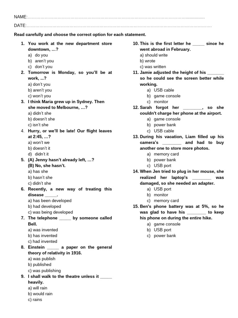 Lesson Unit 0 | PDF | Computer Hardware | Computing