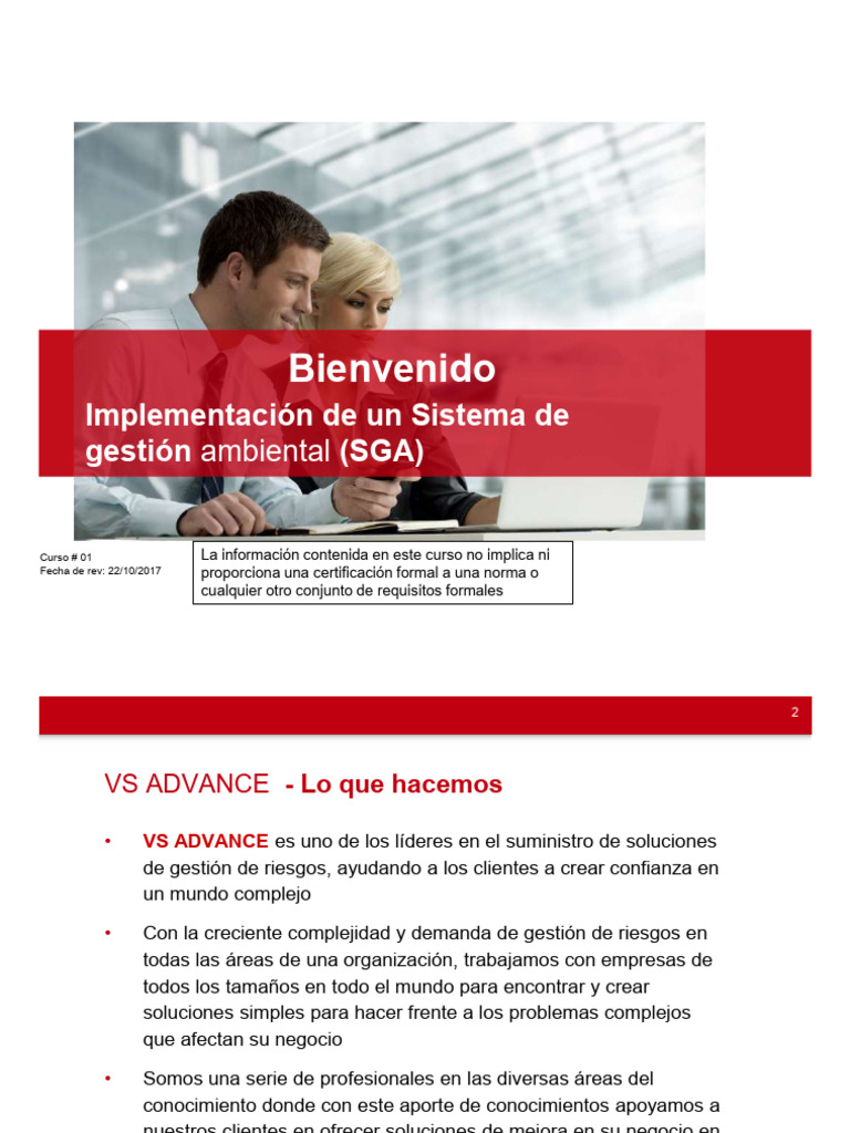 Curso Implementacion Sga-1 | PDF | Contaminación | Residuos