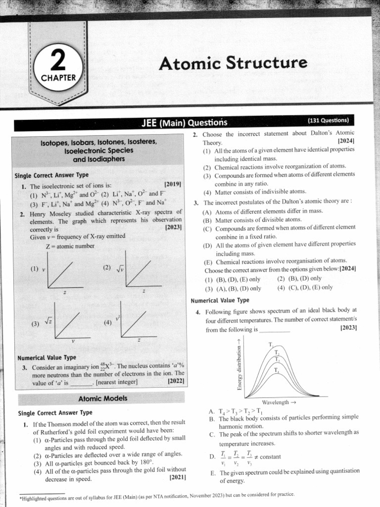 2. Atomic Structure | PDF