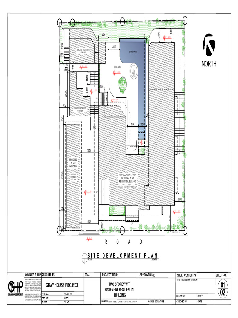 Site Development Plan & Pool Detail | PDF