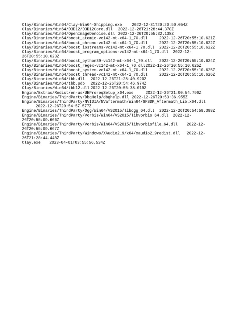 Manifest NonUFSFiles Win64 | PDF