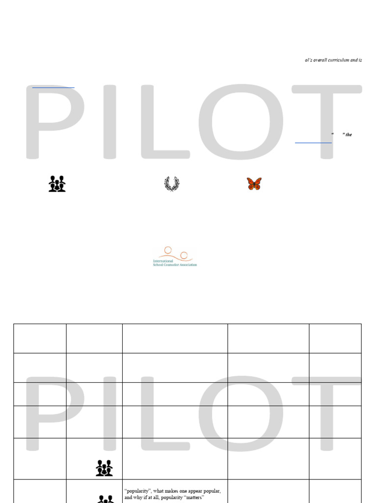 (Pilot) Scope and Sequence 6-12 (Wresources) | PDF | School Counselor ...