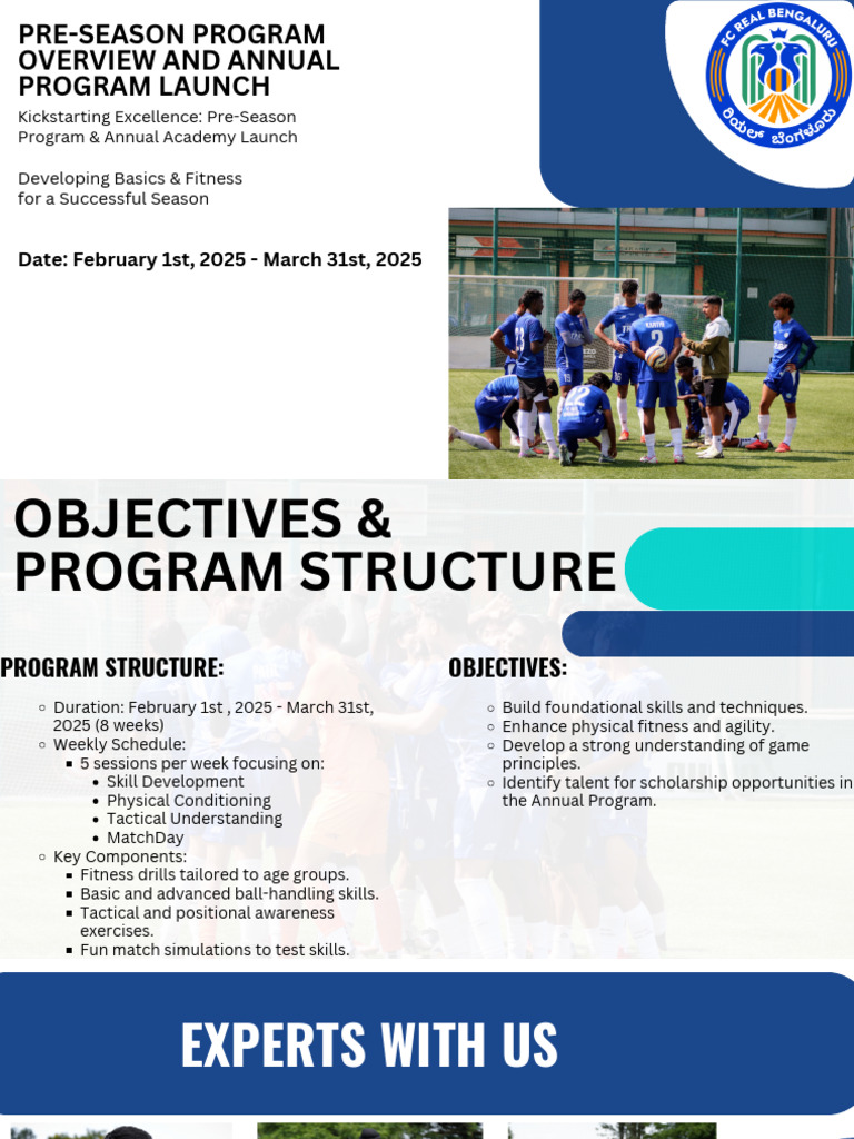Pre-Season Program Overview | PDF