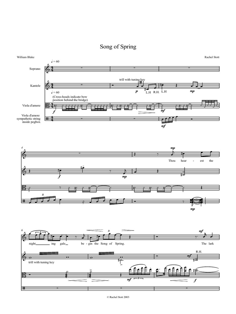 Song of Spring | PDF