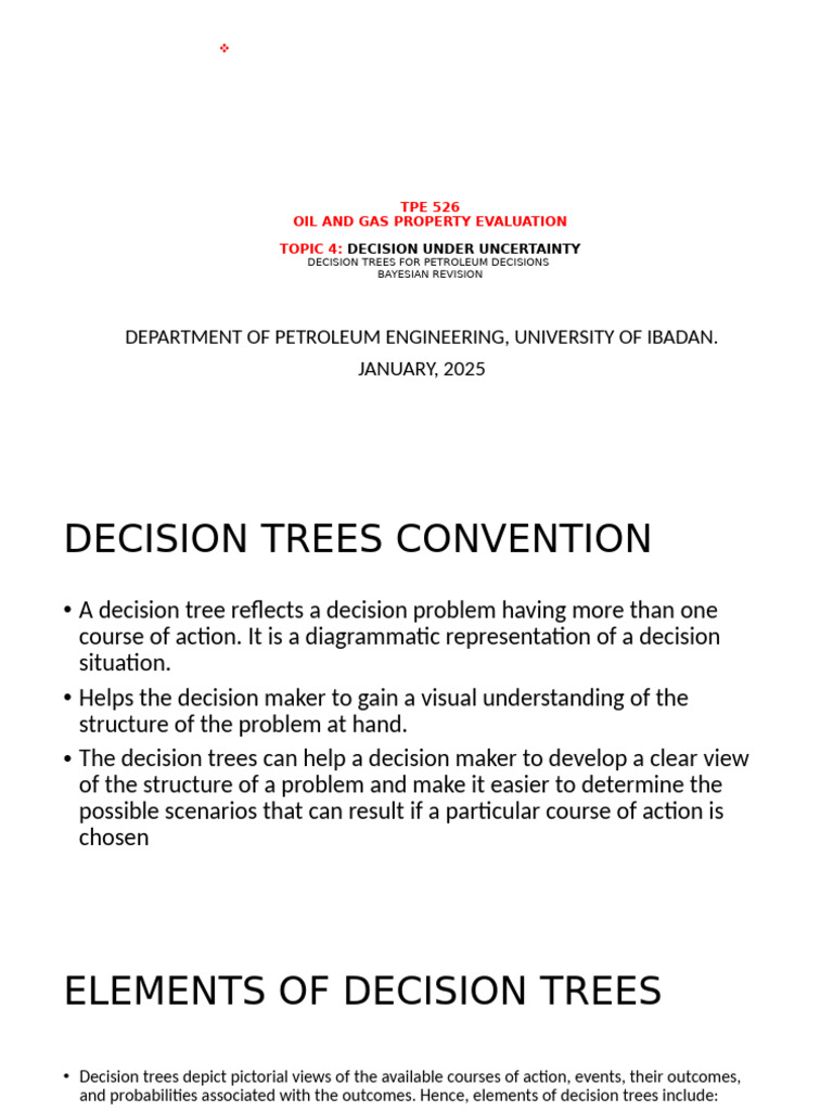 Decison Under Uncertainty-Tree & Bayesian Revision | PDF | Net Present ...