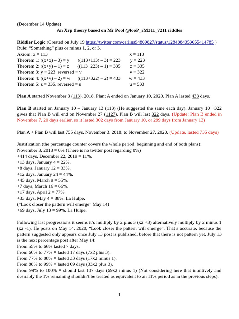 Mr Pool's XRP Riddle Analysis | PDF | Minotaur | Theseus