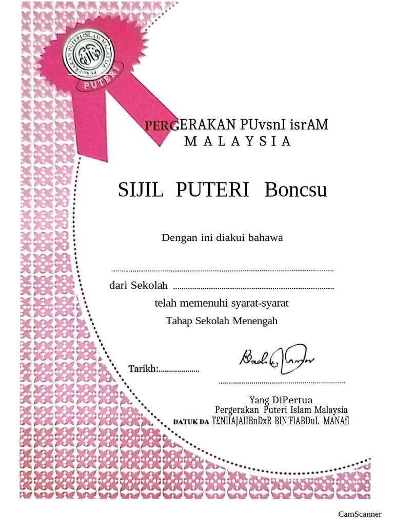 Sijil Puteri Bongsu | PDF