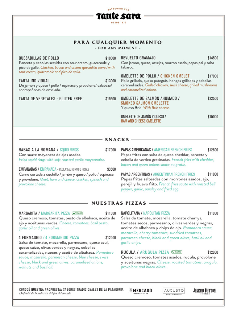 TS RG Menu | PDF | ensalada | pesto