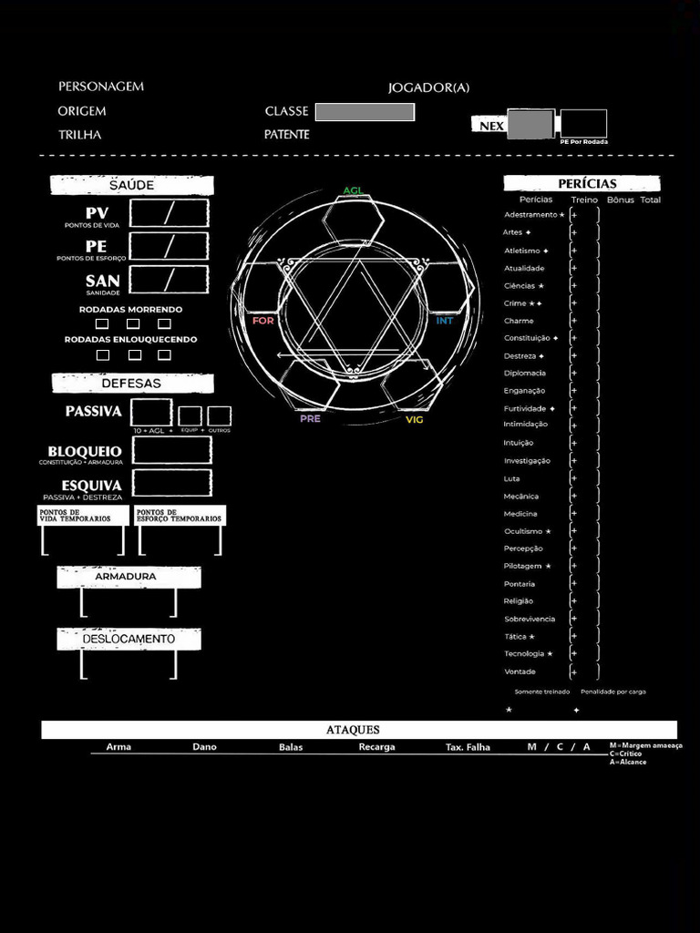 FICHA DARKlands Mark Shitsu | PDF
