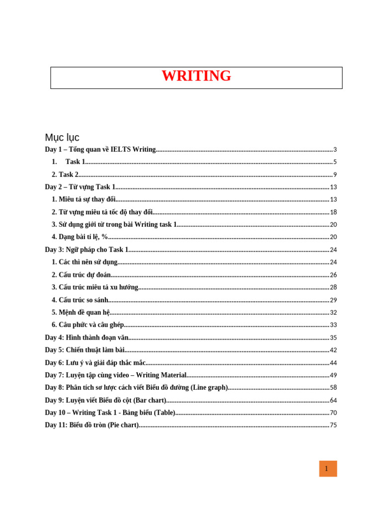 Writing (30 Bu I) - Teaching Name | PDF