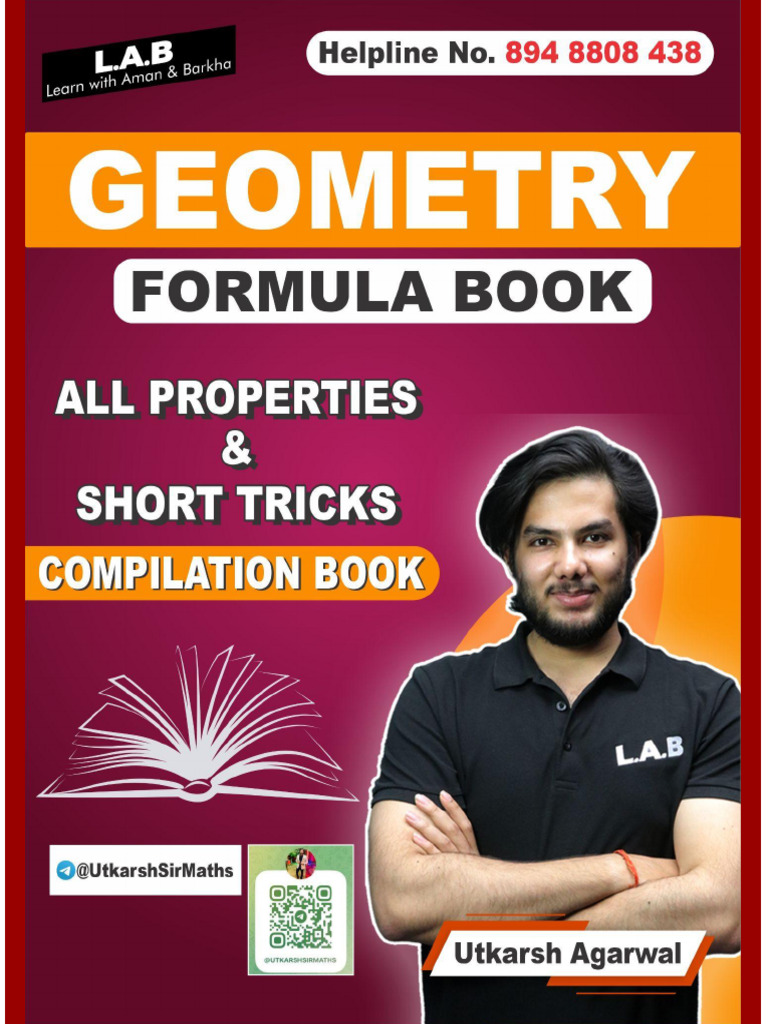 Geometry Formula Book by Utkarsh Agarwal | PDF