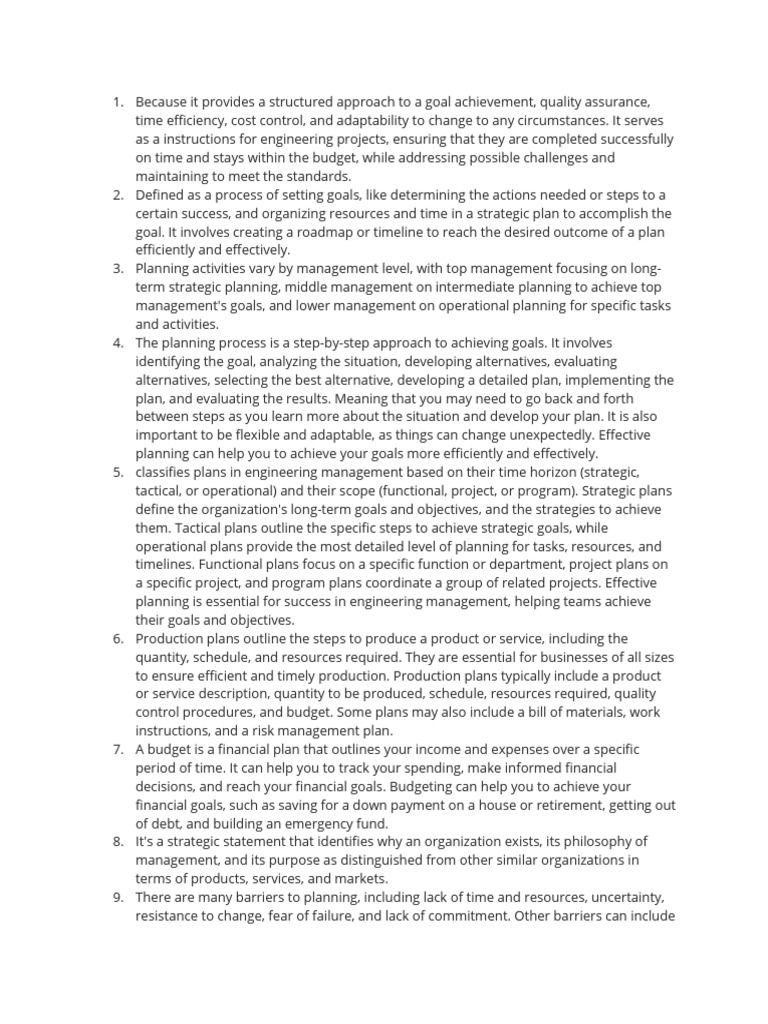 m1 2 Vergara | PDF | Planning | Goal