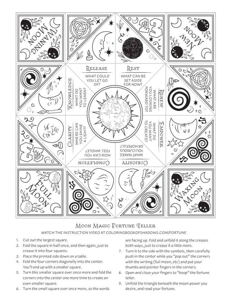 MOON FortuneTeller Freebie | PDF