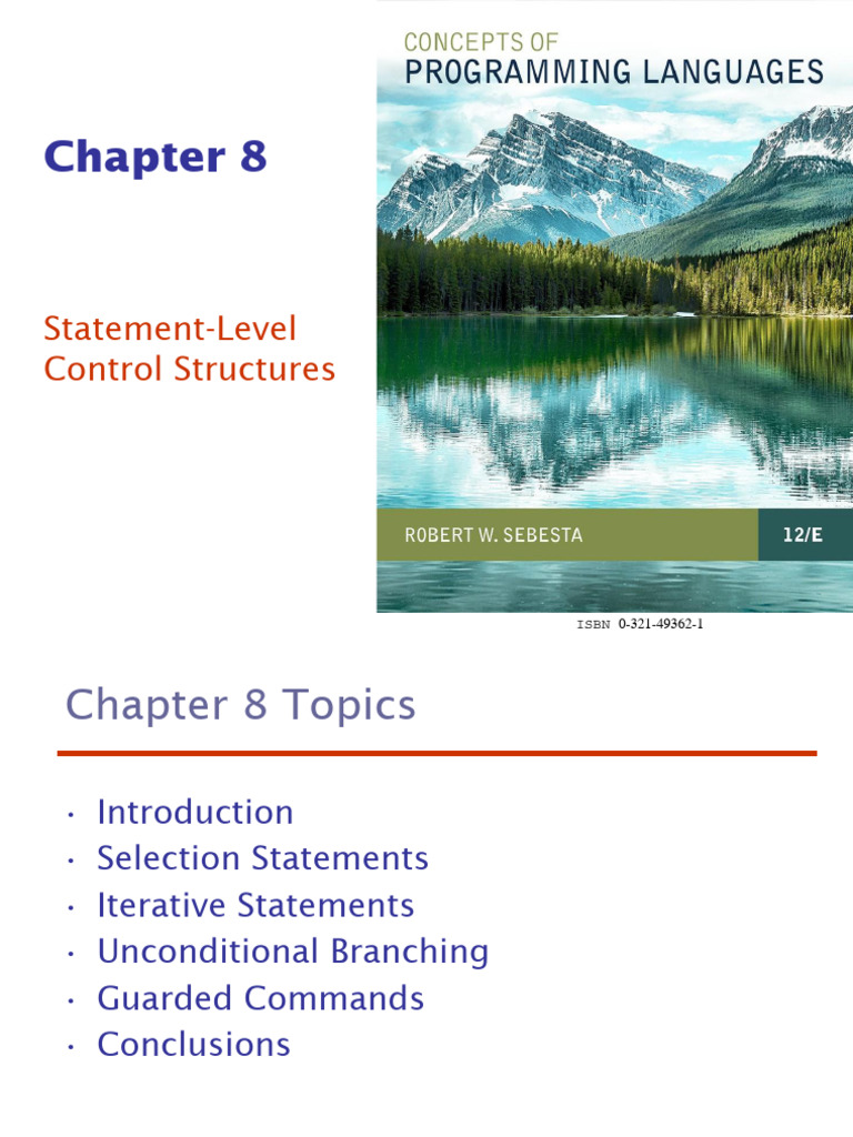 PL 12 CH 8 | PDF | Control Flow | Python (Programming Language)