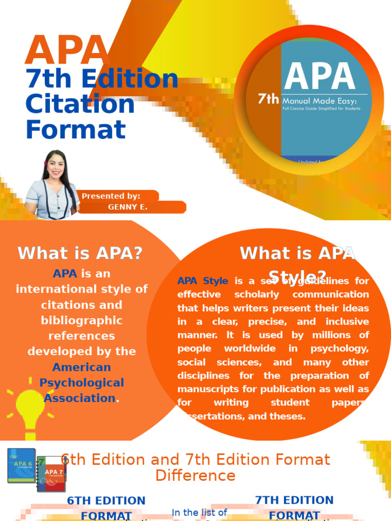 APA 7th Edition Format Report | PDF | Apa Style | Citation