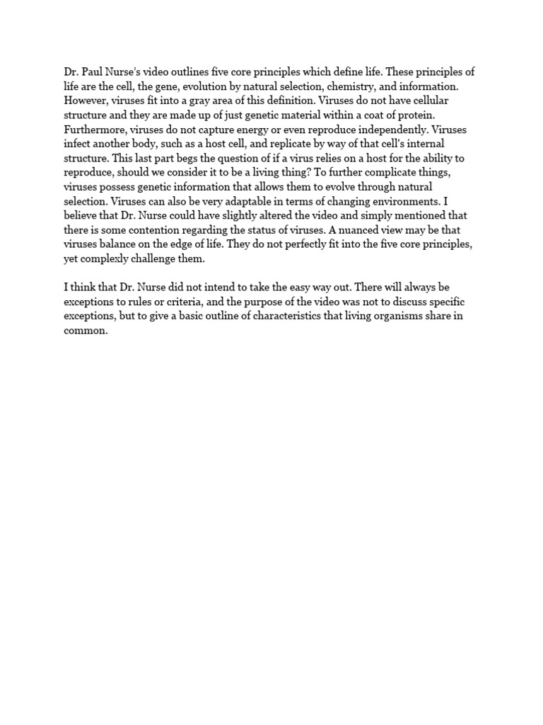 Biology 112 - Are viruses alive_ | PDF