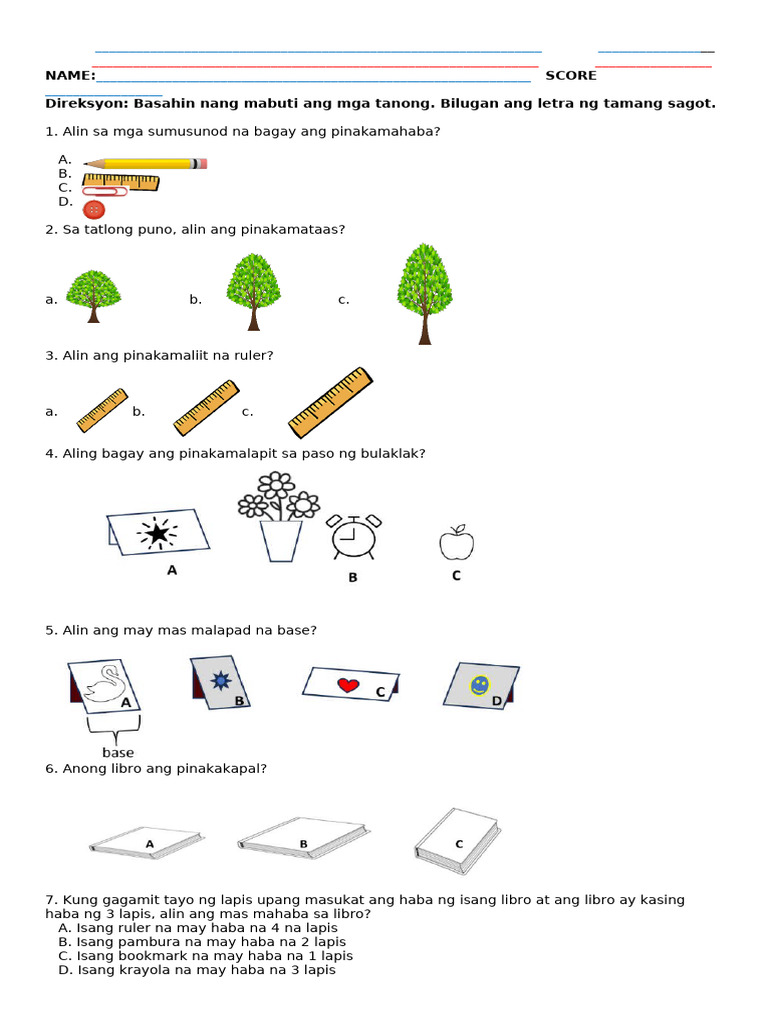 PT Grade 1 Matatag Math 1 - Tagalog Version | PDF