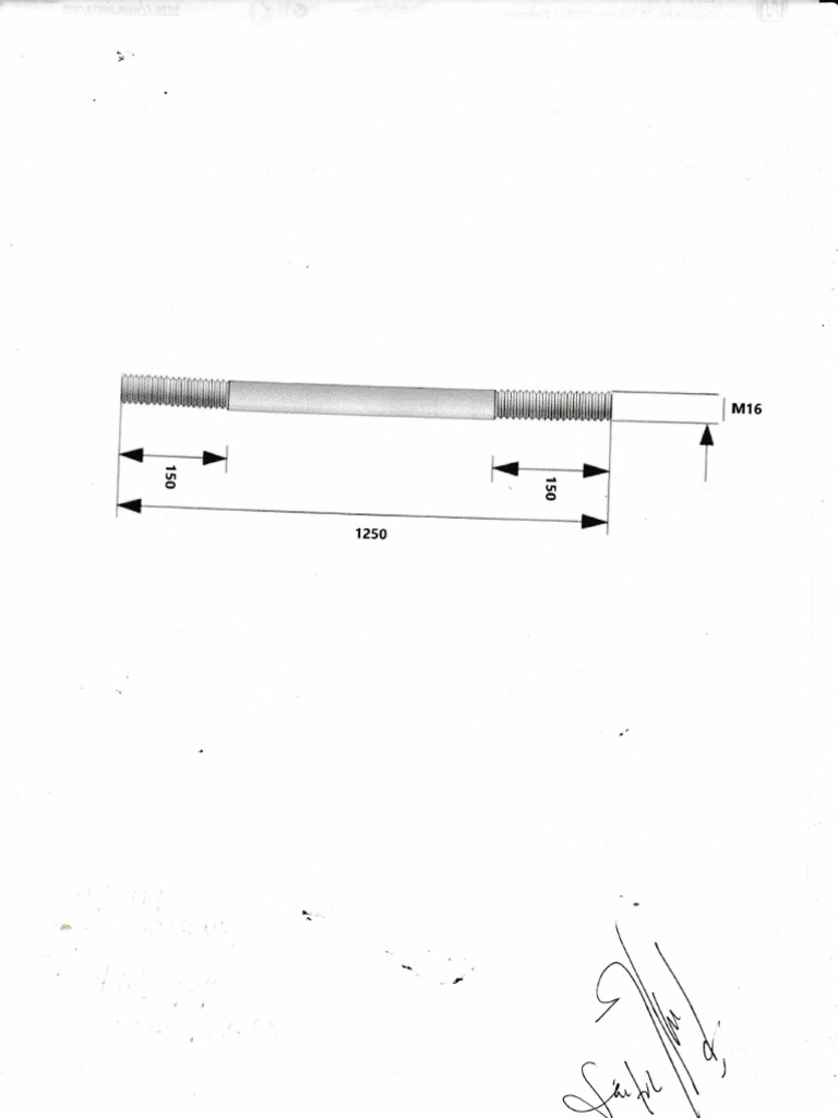 Approval Drawing SAG ROD | PDF