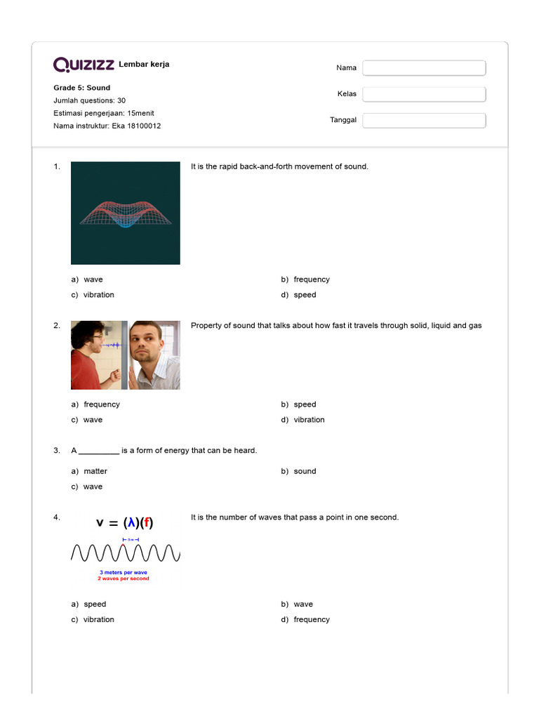 Grade 5 - Sound Emily Dan Ishaan | PDF | Sound | Pitch (Music)
