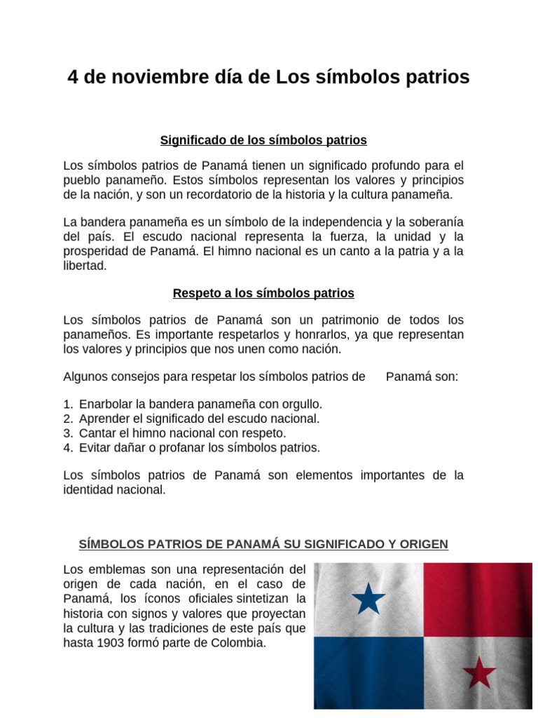 Nobiembre | PDF | Panamá | Nación