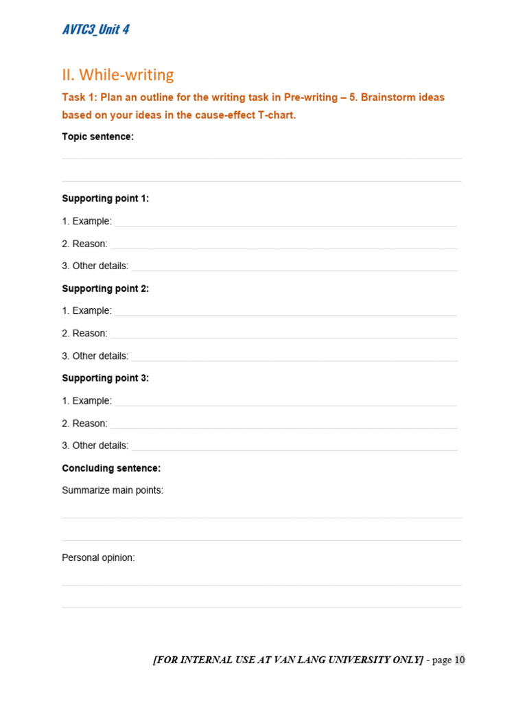 Unit 4 - Cause and Effect Paragraph | PDF | Paragraph