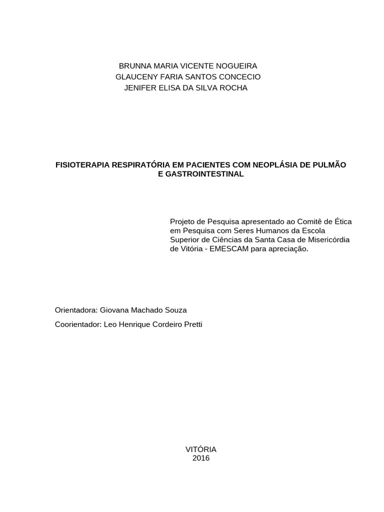 Trabalho Formatado Com Sumário | PDF | Câncer | Tempo