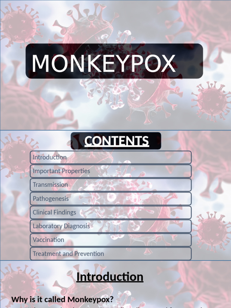 Monkeypox | PDF | Microbiology | Virology