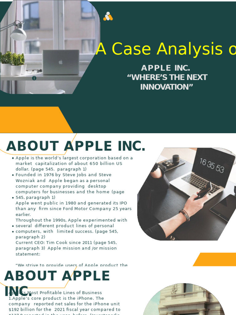 Apple Innovation Strategy Analysis | PDF | Apple Inc. | Market (Economics)