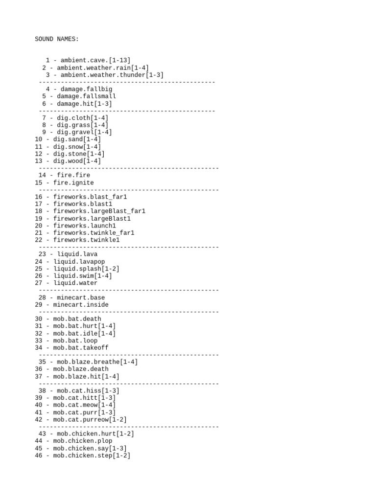 Minecraft Playsound Command 2 Pdf