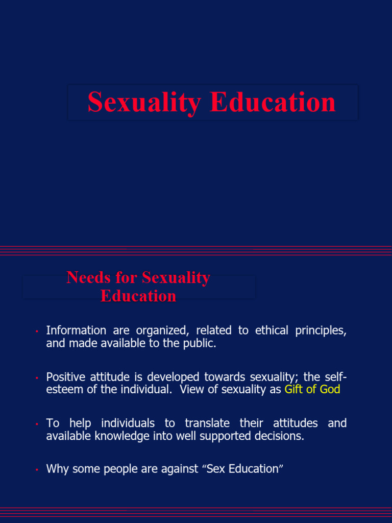 SEX-EDUC | PDF | Sex Education | Labia