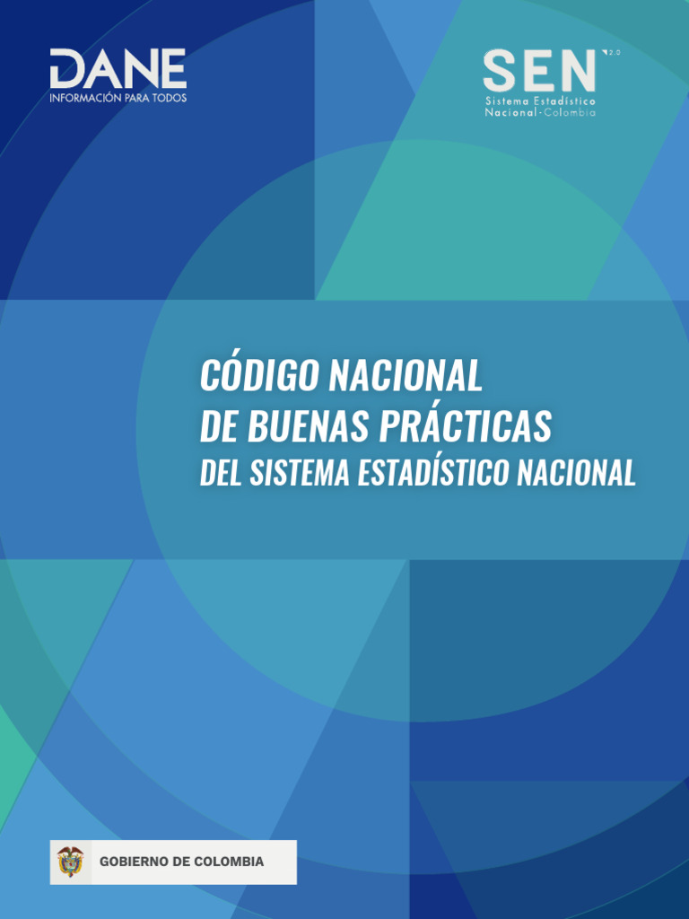 Codigo Nacional de Buenas Practicas 2022 | PDF | Estadísticas | Información