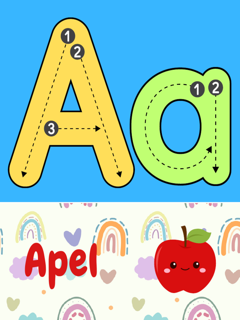 Salinan Dari Abjad + Picture Buah | PDF