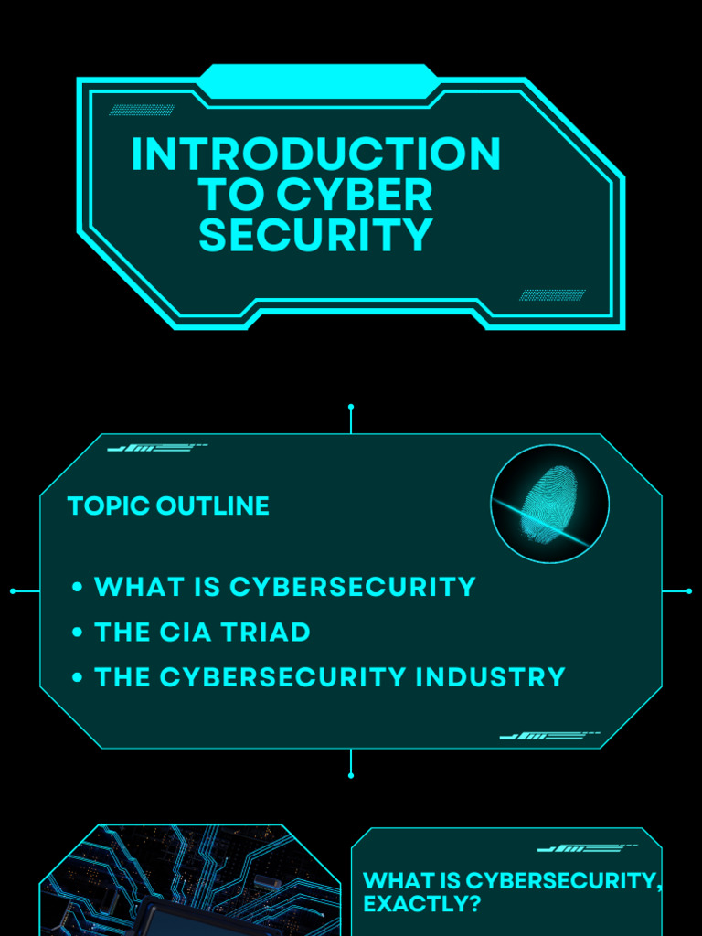 Introduction To Cybersecurity Pdf Security Computer Security