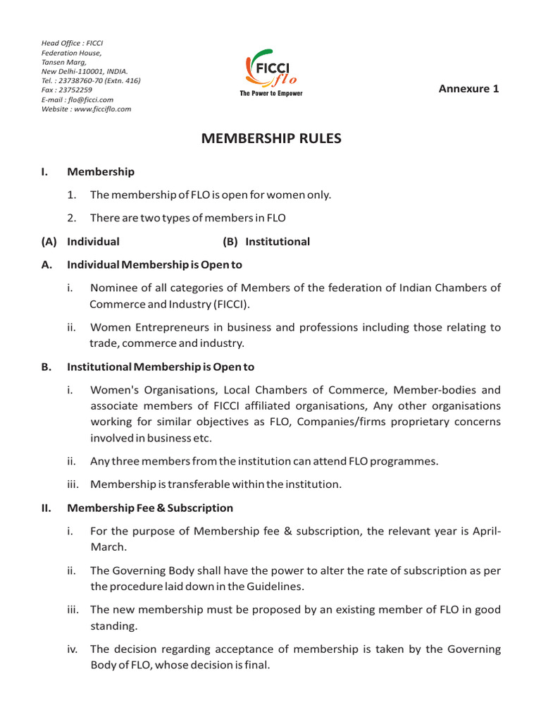 FLO Membership Form July 22 | PDF