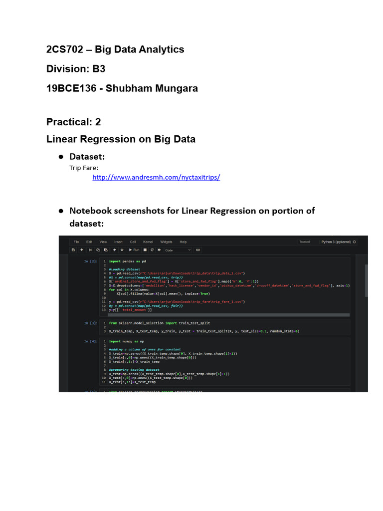 19BCE136 - BDA - Prac2 .Docx | PDF