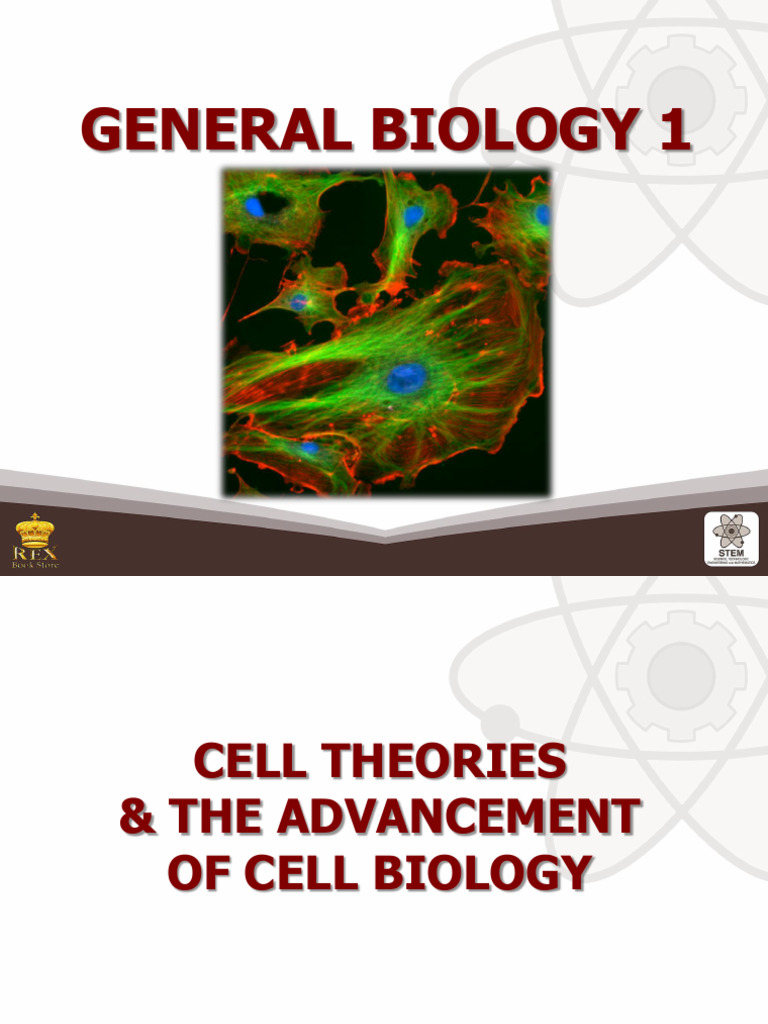 1 Cell Theories and Advancement Cell Biology | PDF | Biology | Cell Biology