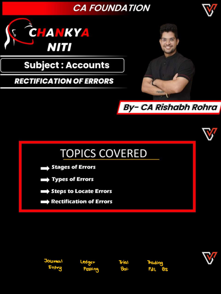 Lecture - 2 Rectification of Error - 40182287 - 2024 - 11 - 12 - 18 - 53 | PDF