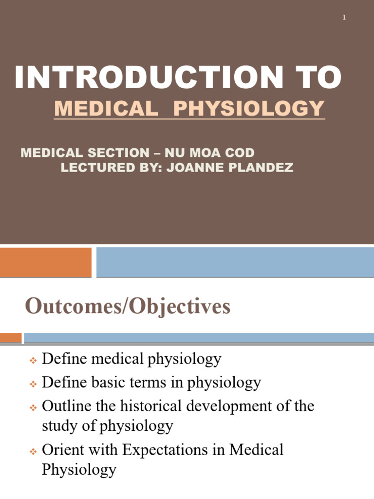 INTRO MED PHYSIO DMD | PDF | Human Body | Cell (Biology)