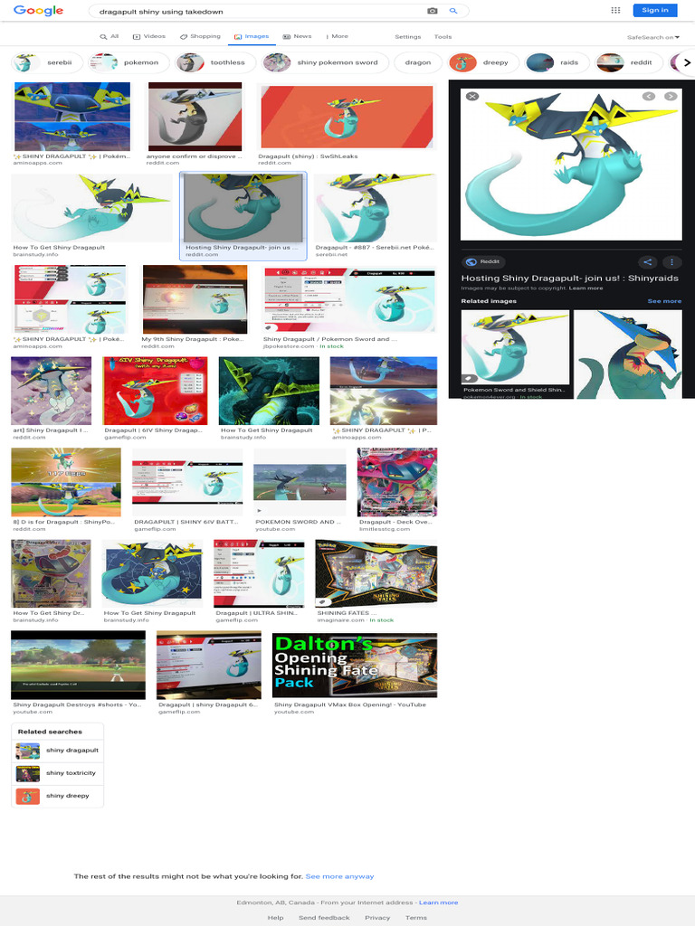 Dragapult Shiny Using Takedown - Google Search | PDF | Pokémon