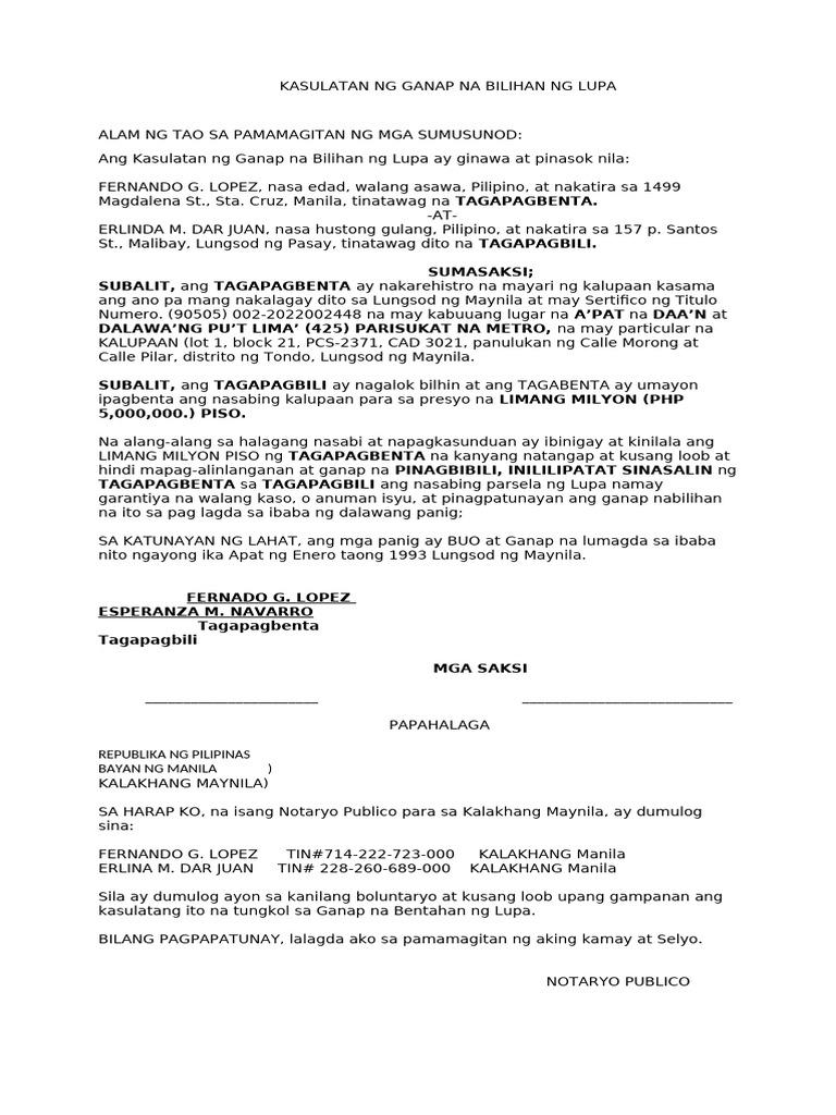 5 M KASULATAN Bilihan E.Dar Juan | PDF