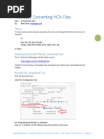 Convert Static Files to RINEX with HGO | PDF