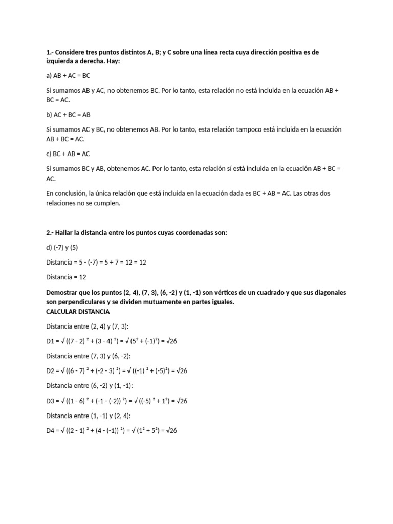 matematica Deber #2 | PDF