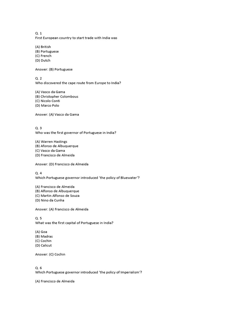 Modern History MCQs Answer Keys | PDF | Swami Vivekananda | Mahatma Gandhi