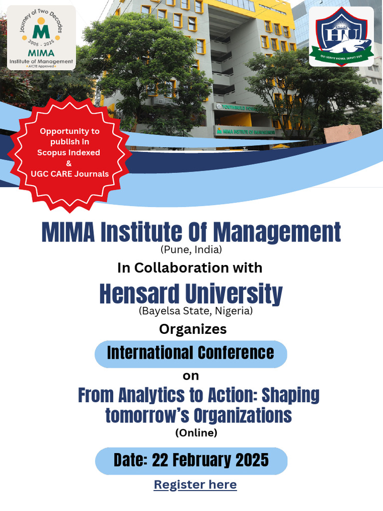 MIMA International Conference - Brochure PDF | PDF | Analytics ...