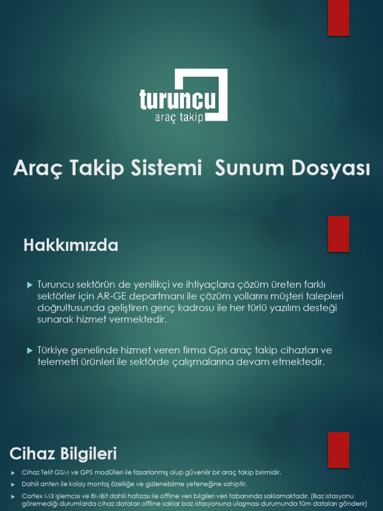 arac-takip-sunum | PDF